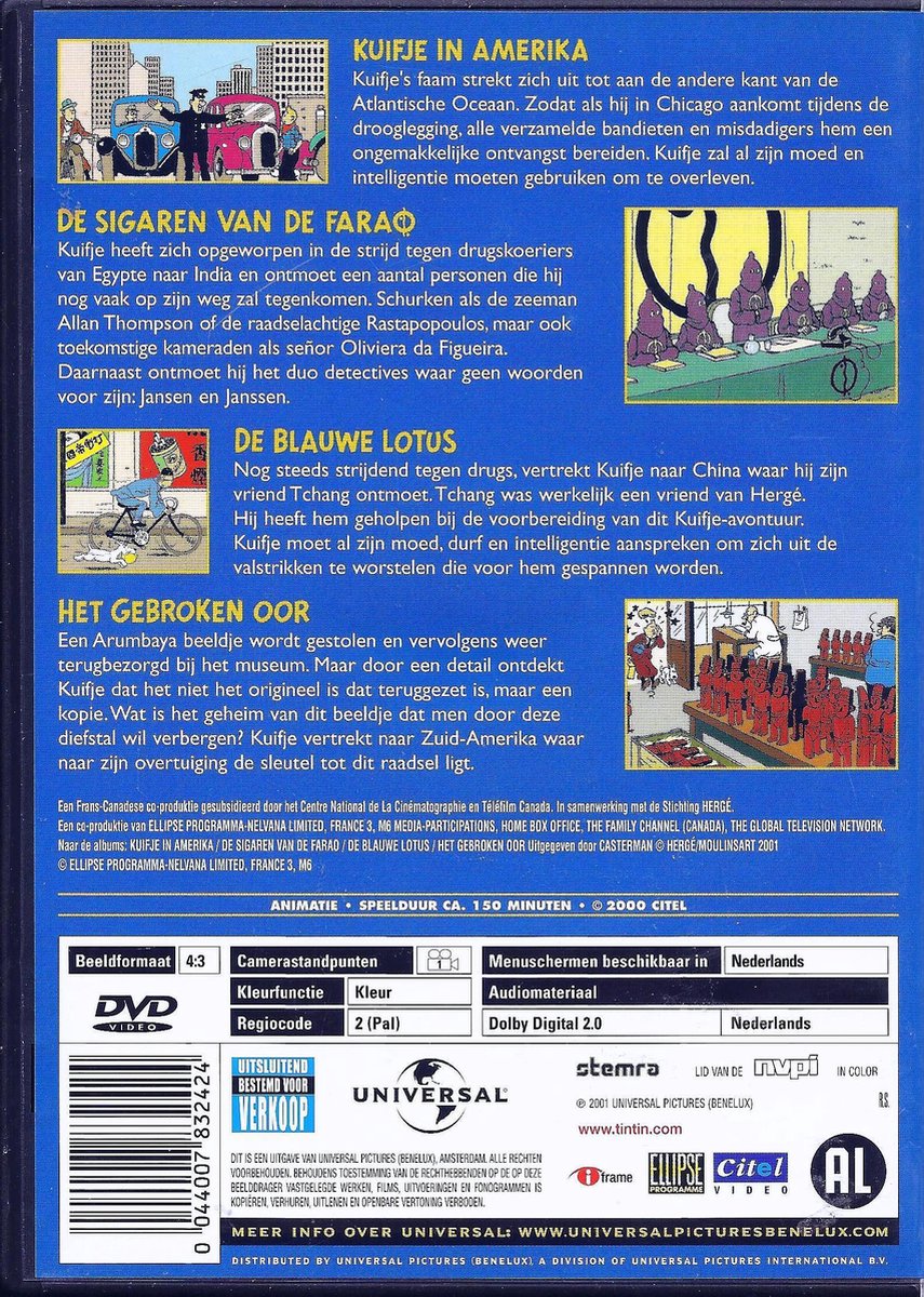Kuifje 1 (Dvd) | Dvd's | bol