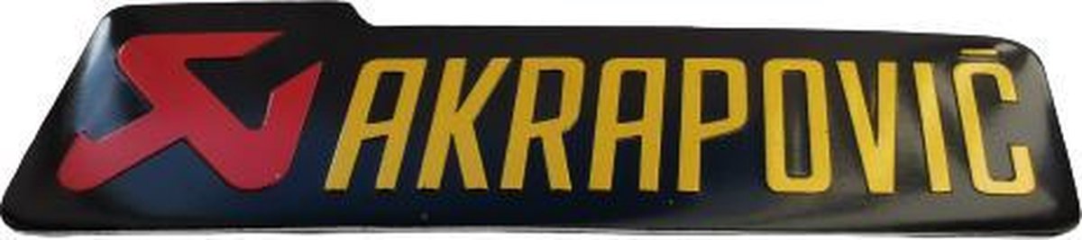 Akrapovič aluminium hittebestendige Sticker | bol.com