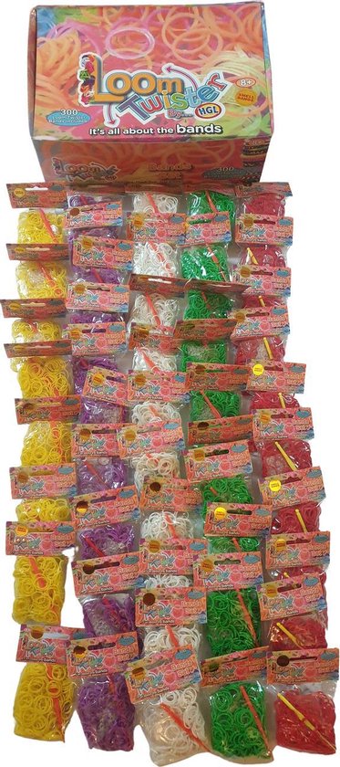Loom Twister Loombandjes Xxl Geur Junior Rubber 14.496-delig | bol