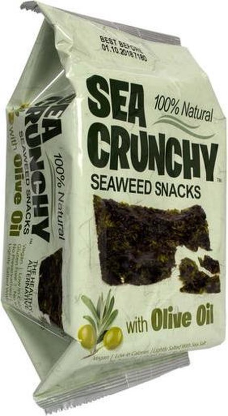 Sea Crunchy Snacks Olijfolie 10 gr | bol