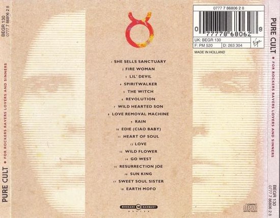 The Cult ‎– Pure Cult - For Rockers Ravers Lovers And Sinners, The Cult ...
