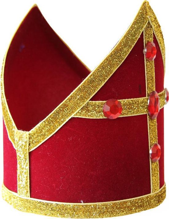 Sinterklaas decoratie | Versiering | Mijter | Set van 3 | bol