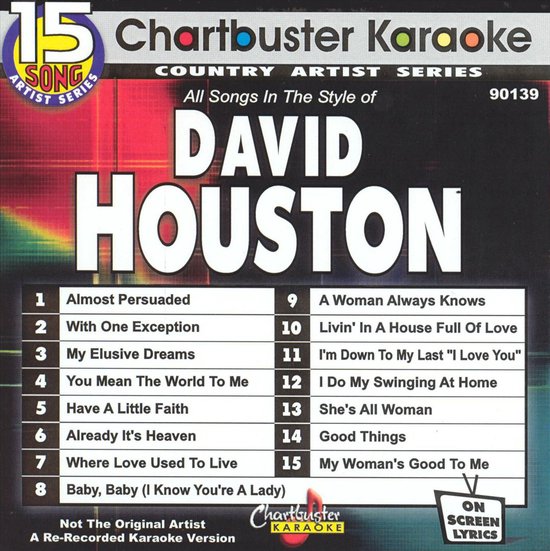 Chartbuster Karaoke: David Houston, Karaoke | CD (album) | Muziek | bol.com