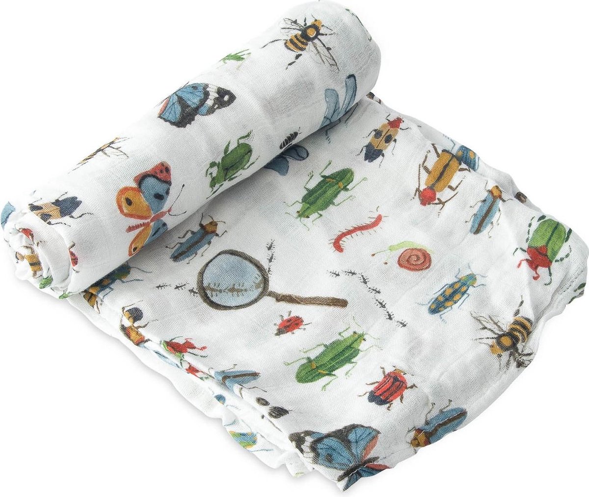 Little Unicorn - Deluxe Inbakerdoek - Bugs - Bamboe - Hydrofiel | bol.com