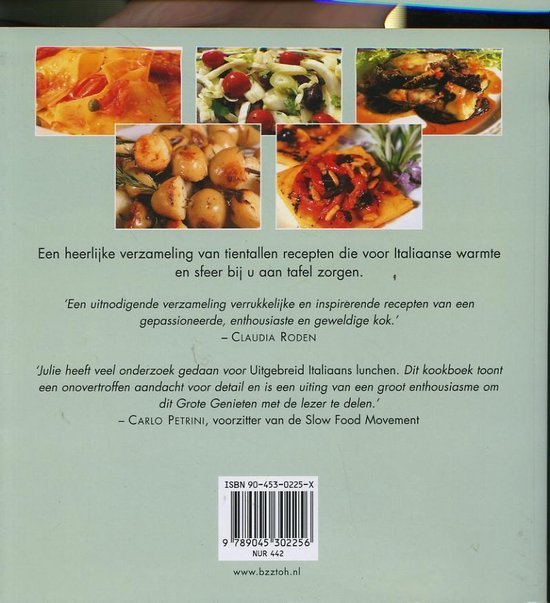 Uitgebreid Italiaans Lunchen, Julie Biuso | 9789045302256 | Boeken | bol