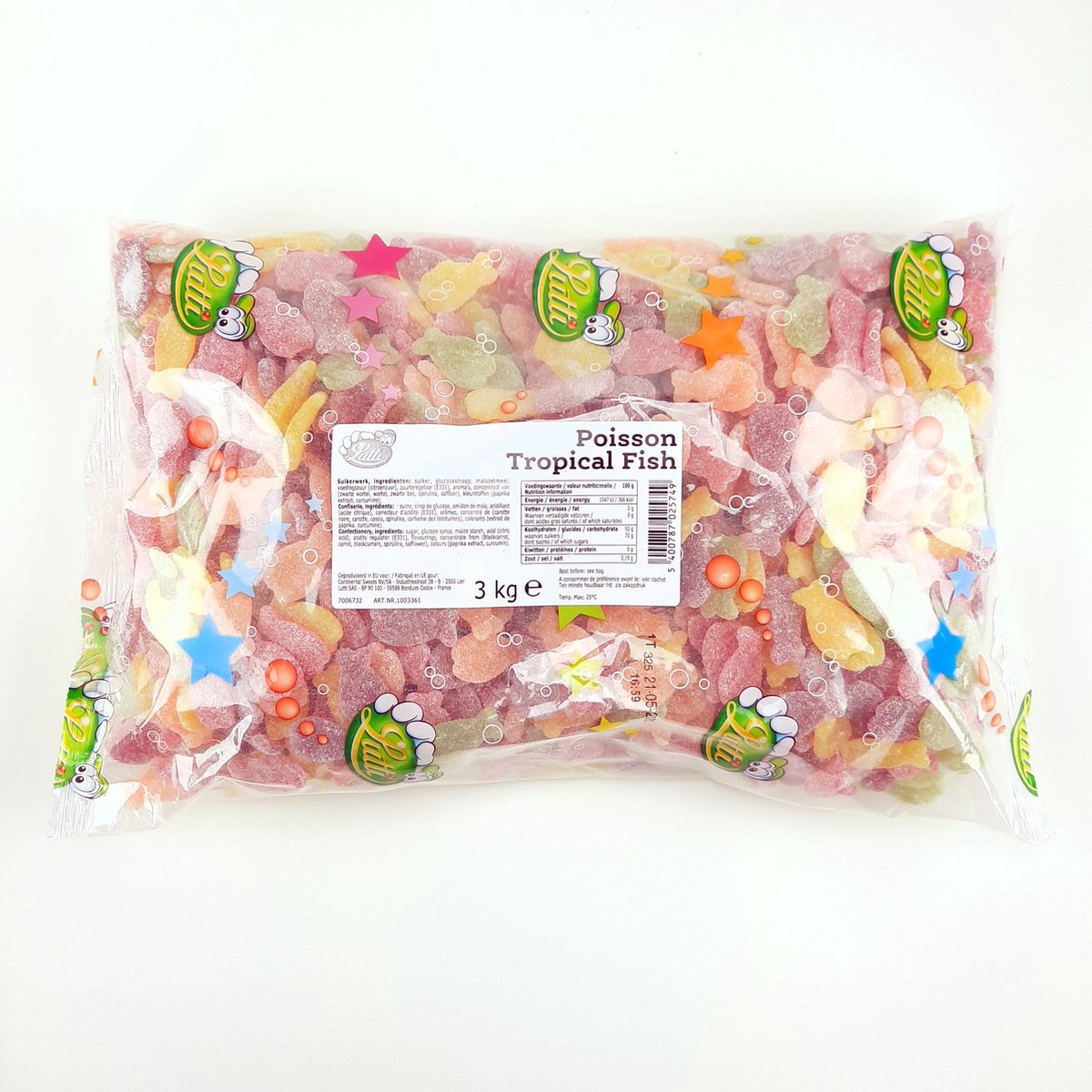 Lutti Tropische Visjes - Snoep - 3kg | bol