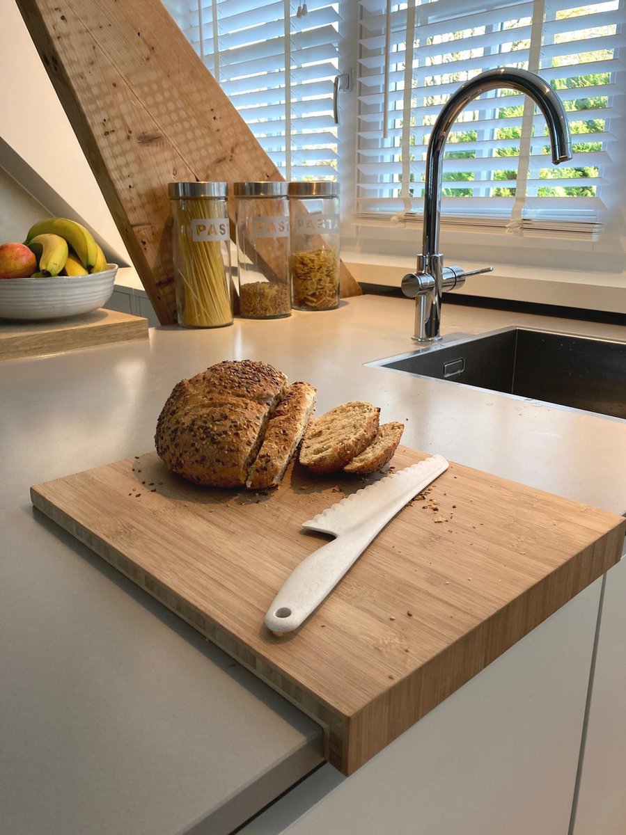 FUNXY-Aanrecht snijplank - handgemaakt - bamboe - snijplank - keuken ...