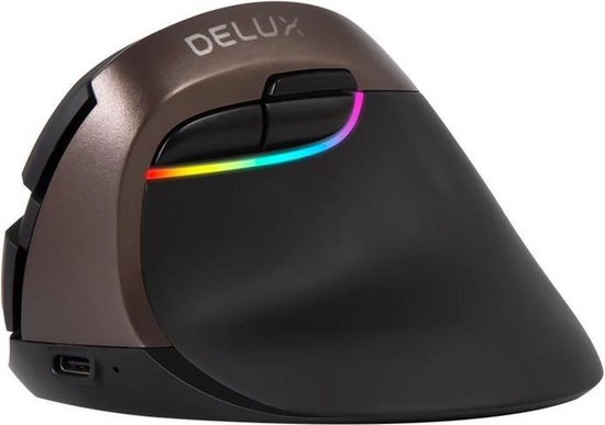Delux M618M Mini/Medium - Zwart / Jet Black - Draadloos (2,4ghz ...
