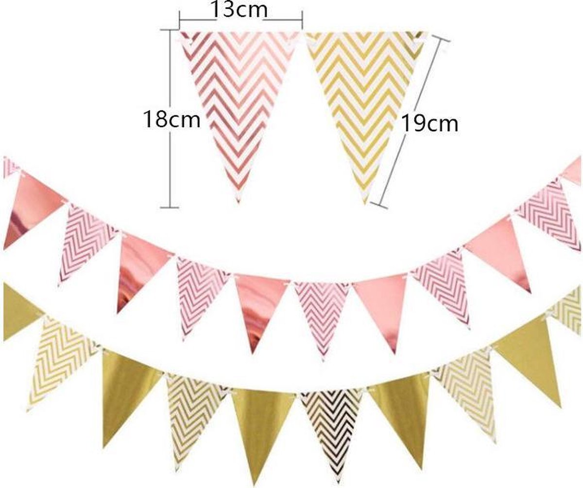 Goud Slingers, 12 stuks, 3 meter, Verjaardag, Feest, Party, Decoratie ...