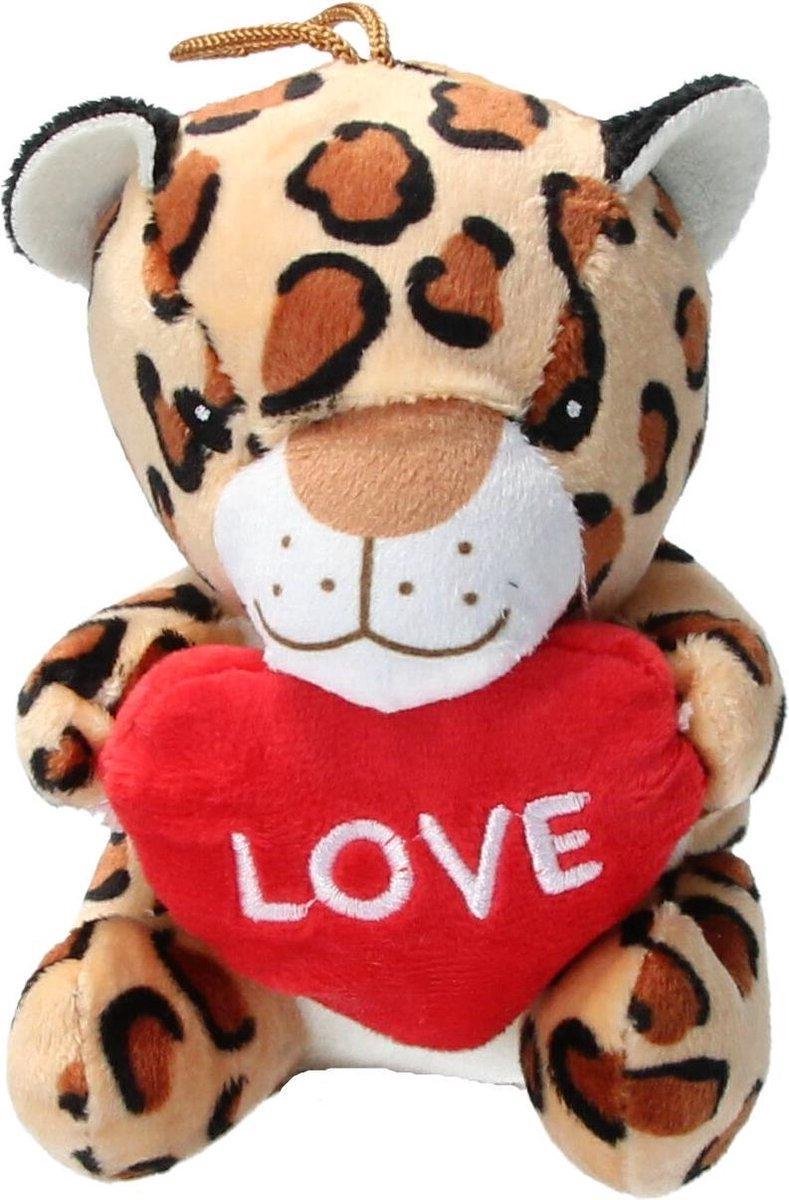 Panter Pluche Knuffel met Hart Love 15 cm | Love Plush Toy | Liefde ...