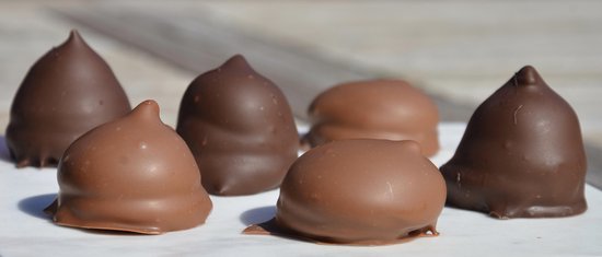 Belgische artisanale chocozoenen (4 st) - 112 gr | bol