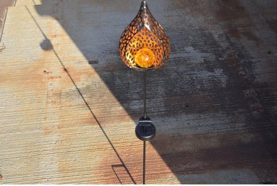 Solarlamp LED vlam lamp - elektrische fakkel solar LED - 90 cm ...