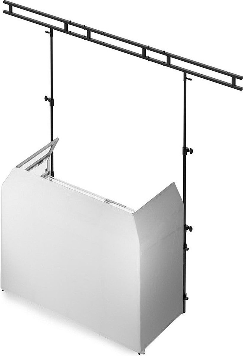 Mobilier DJ - Meuble DJ pliable Vonyx DB3 - cabine DJ mobile - avec ...