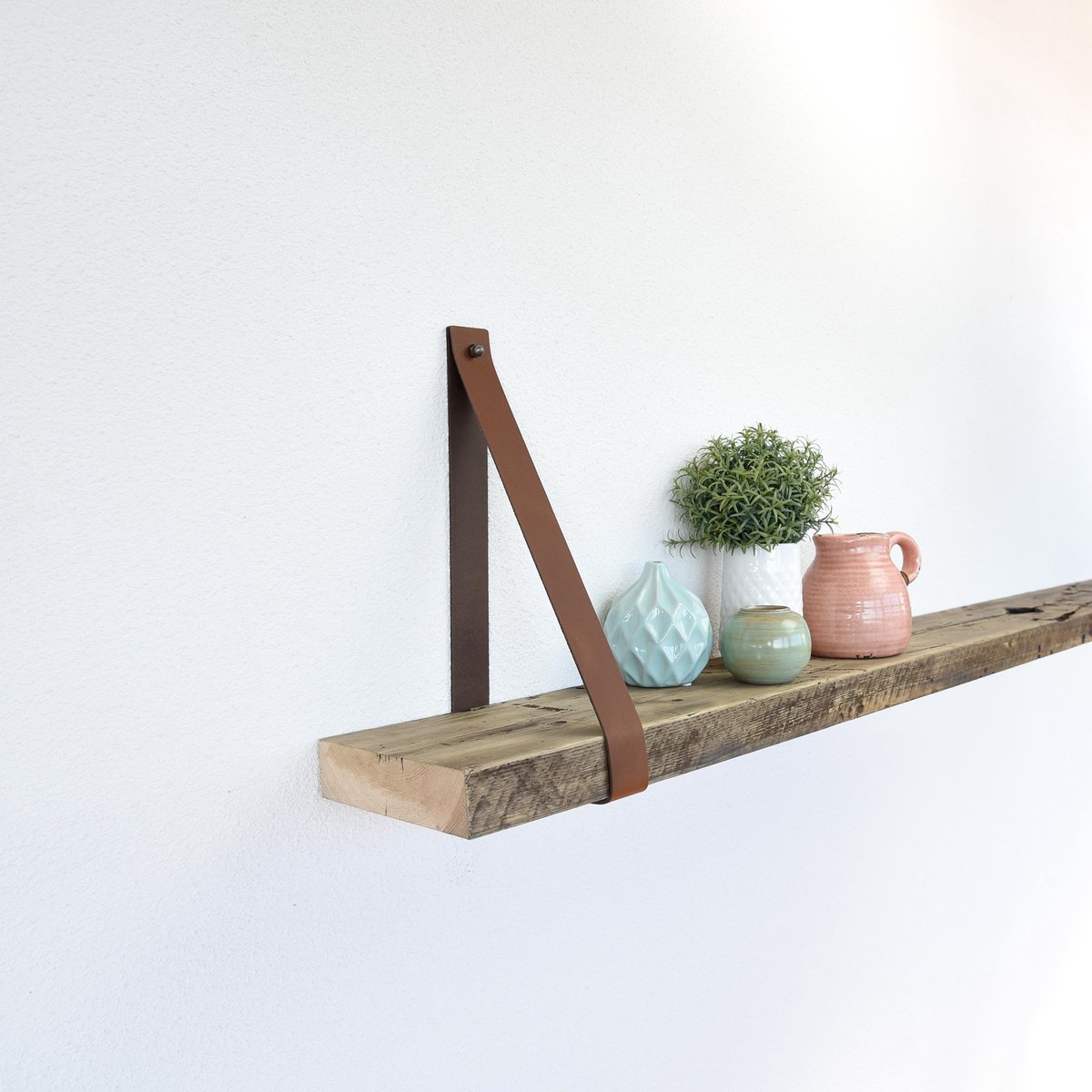 Plankendragers bruin leder - Industrial - Vintage - Handmade in Holland ...