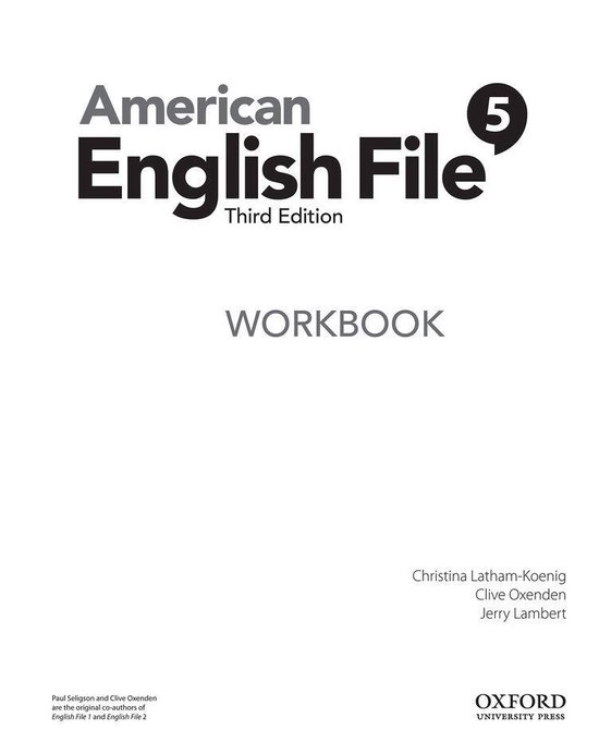 American English File 3E Level 5 Workbook (ebook), Christina Latham ...