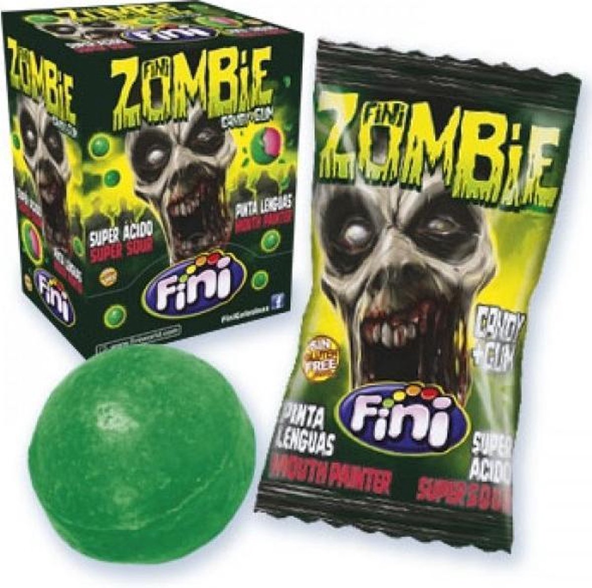 Fini Zombie Boom Bubble Gum - 200 stuks | bol.com