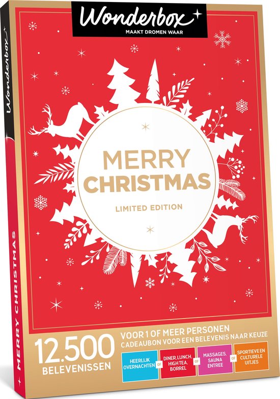 Wonderbox Cadeaubon - Merry christmas | bol.com