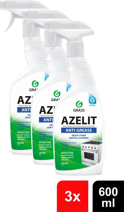 Grass Azelit - Oven- en grillreinigers - 3 x 600ml - Voordeelverpakking ...