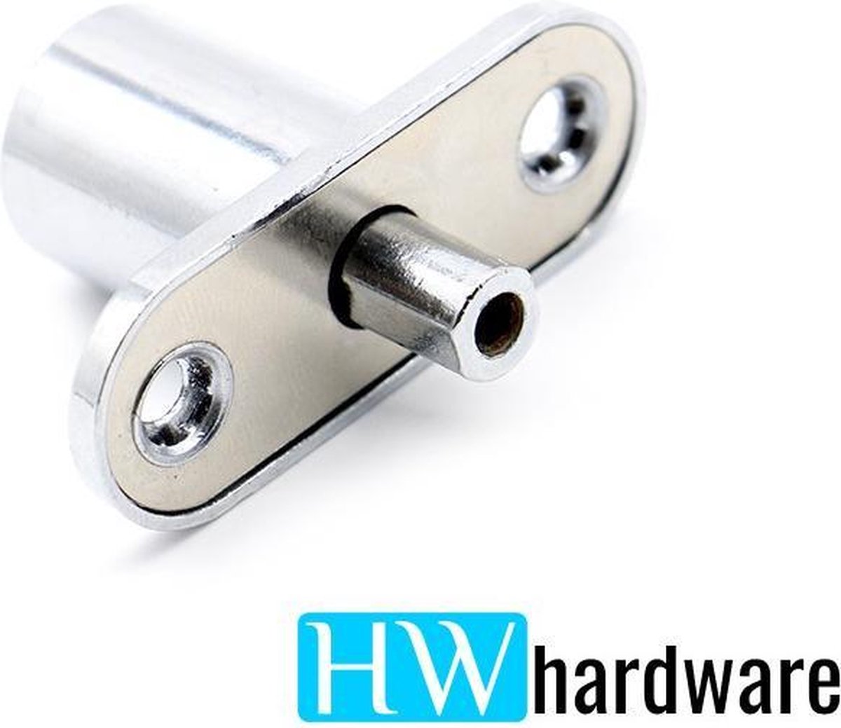 Drukslot voor schuifdeuren, lades en kasten met 2 sleutels - 50x20mm | bol