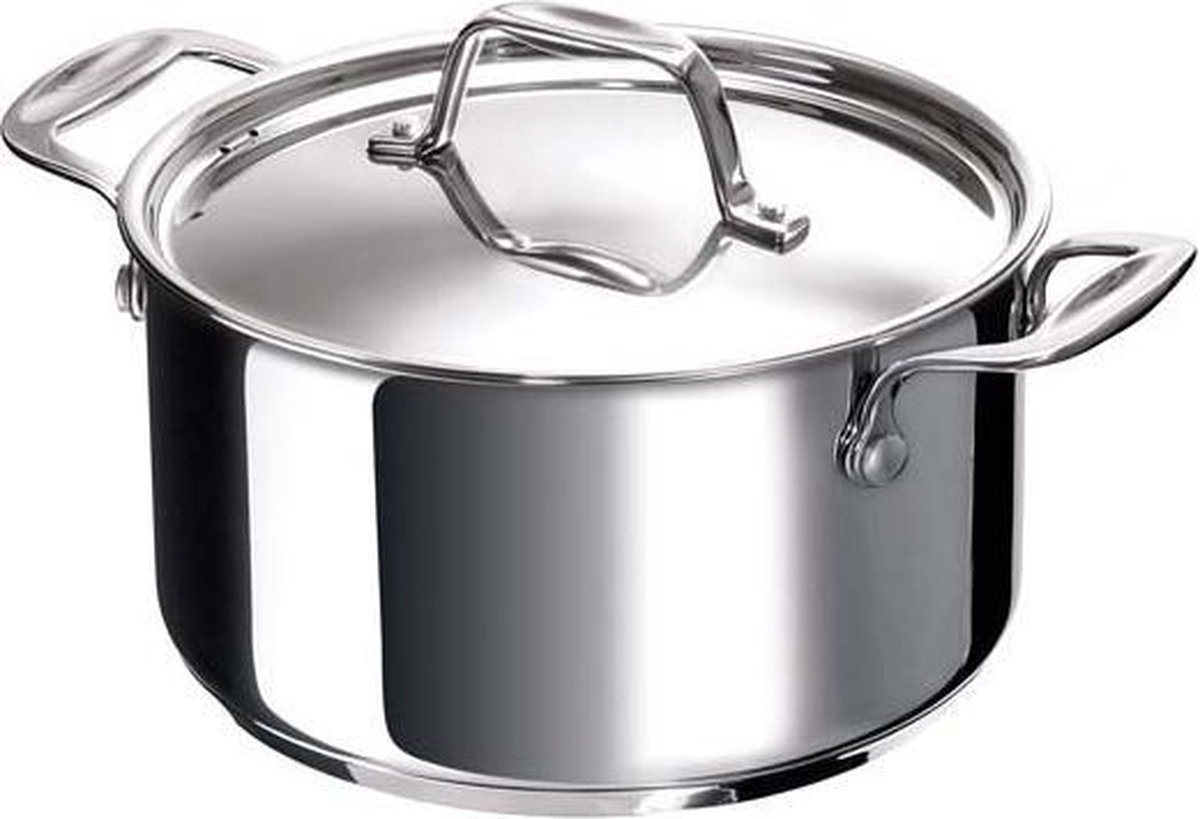 Beka Chef Kookpot met Deksel - Rvs - Ø 24cm - 5L | bol.com