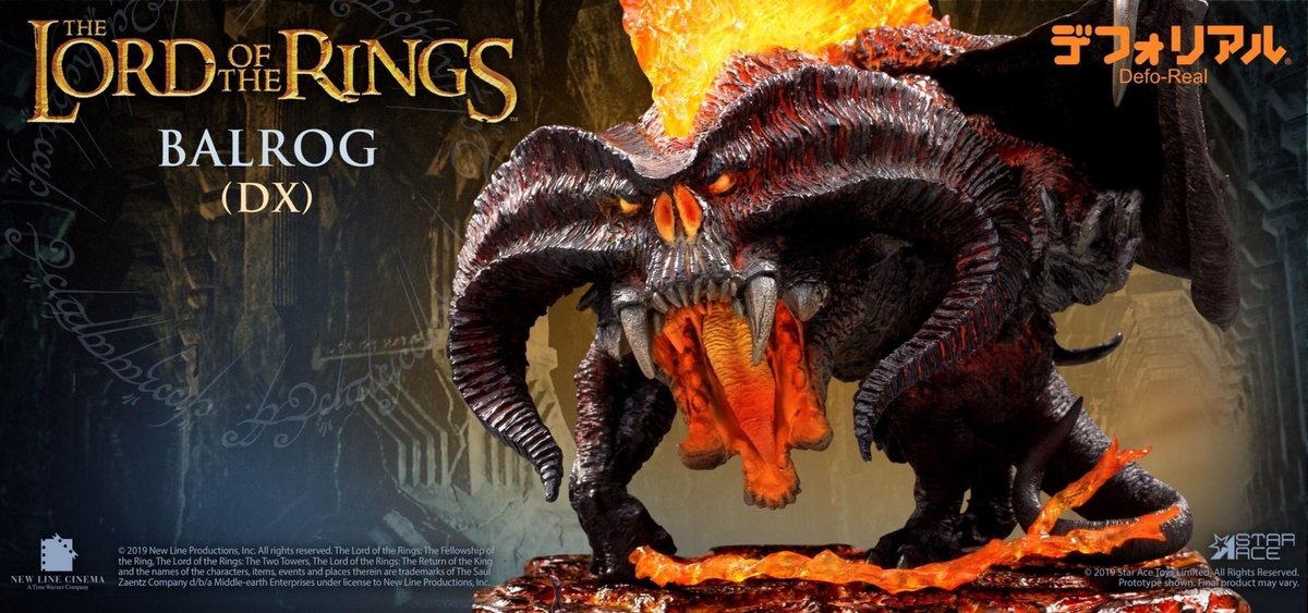 Lord of the Rings: DefoReal Balrog 6 inch Scale Figure | bol.com