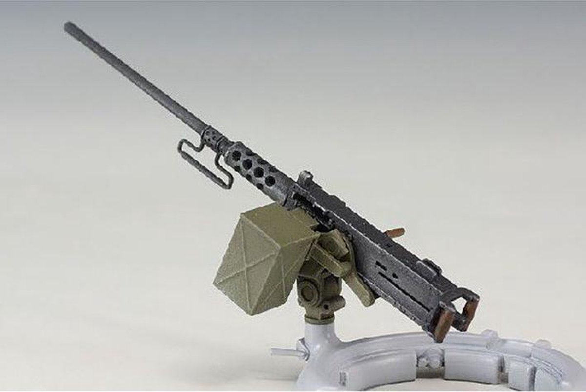 Asuka Browning M2 Machine Gun Set C with early cradle + Ammo by Mig ...
