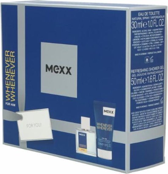 Mexx Giftset voor hem - Eau de toilette 30ml + douchegel 50ml - Black Friday Sale -... | bol.com