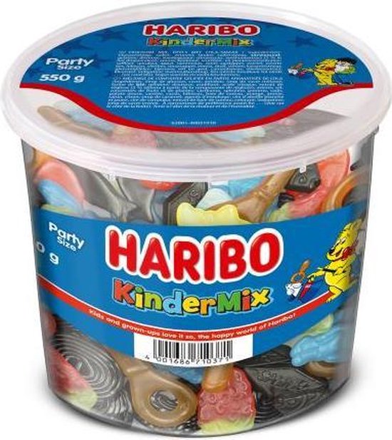 Haribo Kindermix Silo - 550 Gram | bol