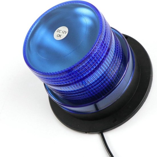 Blauw Zwaailicht LED Stroboscoop Noodverlichting met Magneet | bol.com