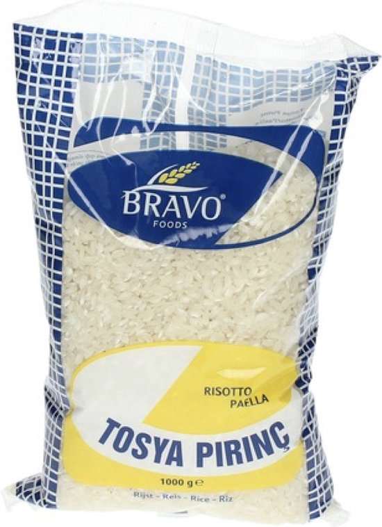 BRAVO - Rijst Tosya Pirinç (risotto paella) - per 2 stuks x 1 kilo | bol