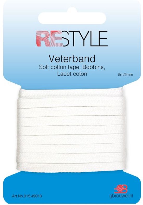 Restyle veterband WIT | bol