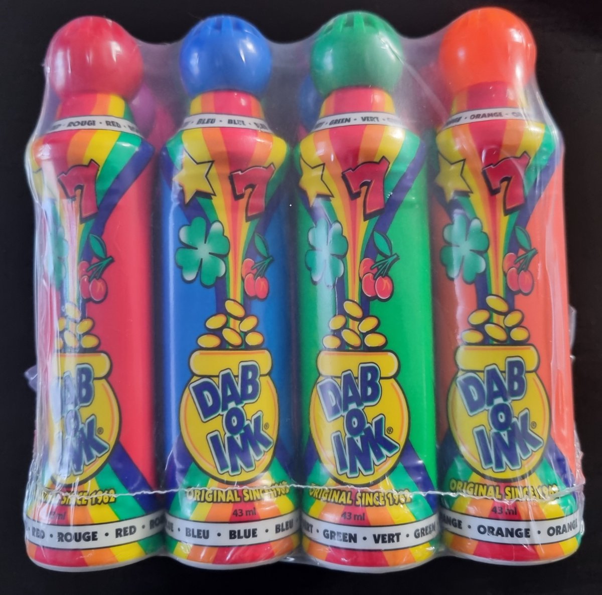12x Dab-o-Ink Bingo Depper 43ml - Assorti kleur | Bingo dappers ...