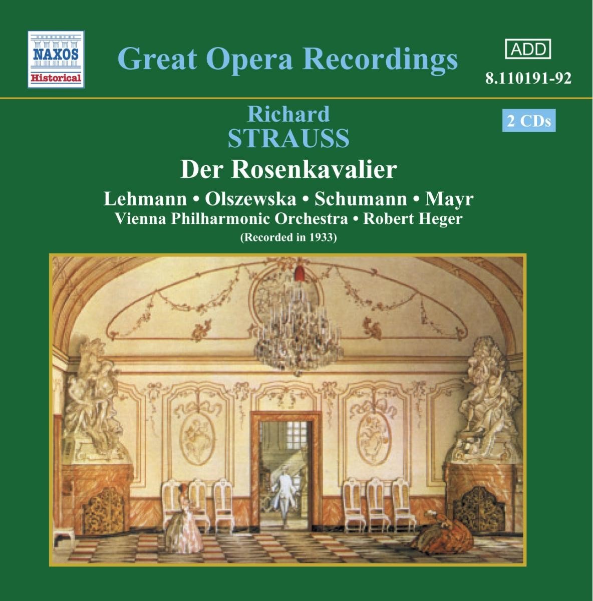 Vienna Philharmonic Orchestra, Robert Heger - Strauss Der Rosenkavalier ...