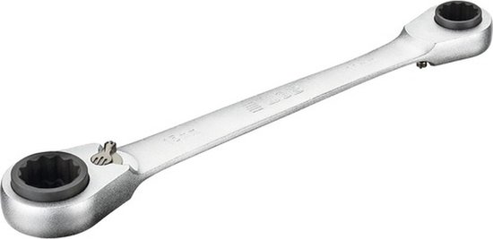 WGB Ring ratelsleutel 4-in-1 omschakelbaar 10x13 - 17x19 mm | bol.com