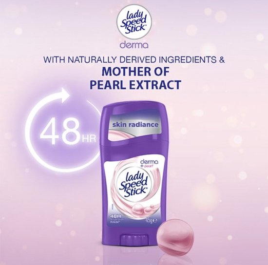 Lady Speed Stick 45g Derma Pearl 12pack | bol