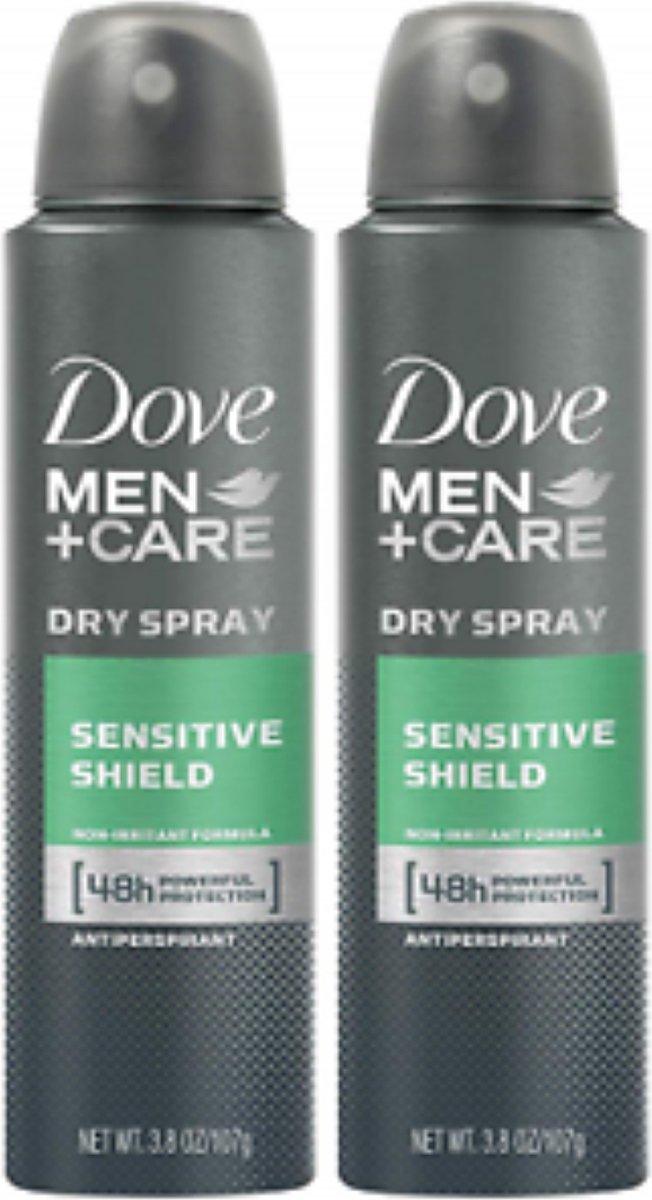 Dove Men+Care Deo Spray Sensitive Shield - 2 x 150 ml | bol