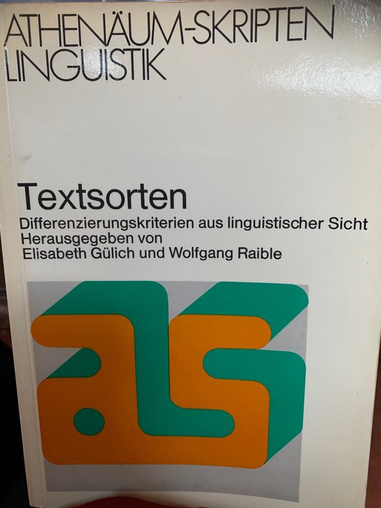 Textsorten, Elisabeth Gülich | 9783761057025 | Boeken | bol