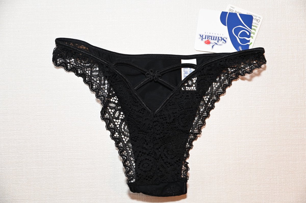 Selmark Lingerie Alma brazilian XS-XXXL - zwart - S | bol.com