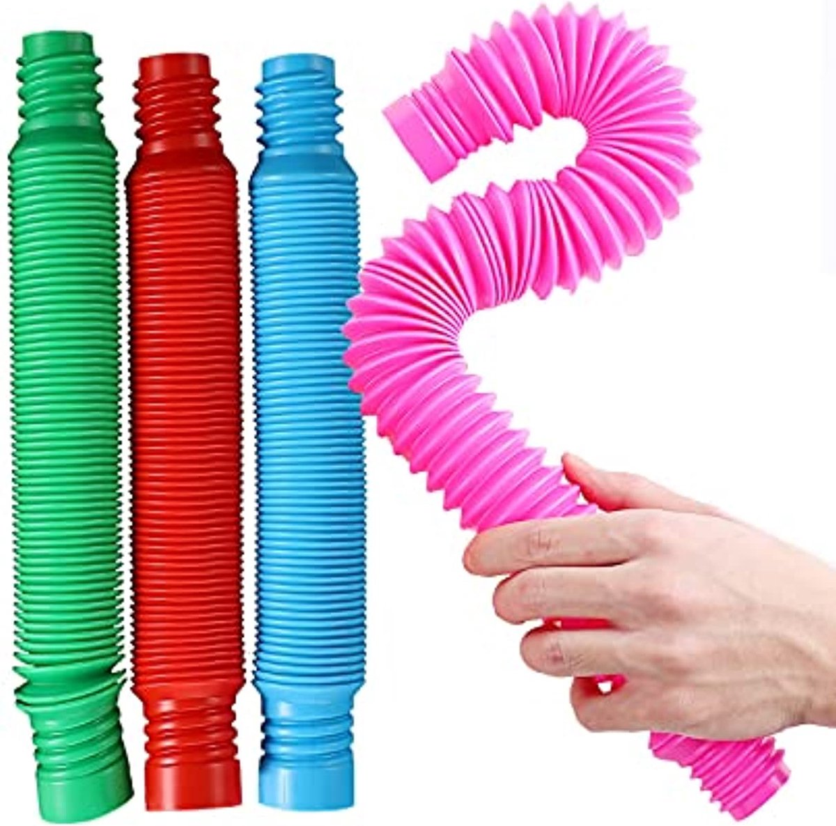 Speelgoed voor Kinderen en Volwassenen,Pop Multi-Color Tubes (Toobs ...