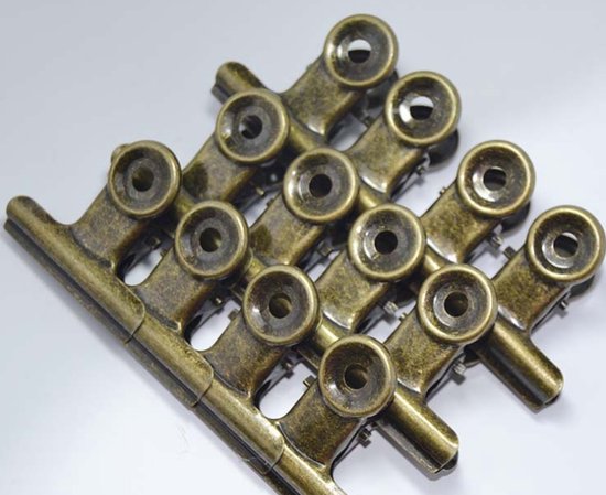 LPC Papierklem Bulldog clip vintage- 51 mm -20 stuks | bol.com