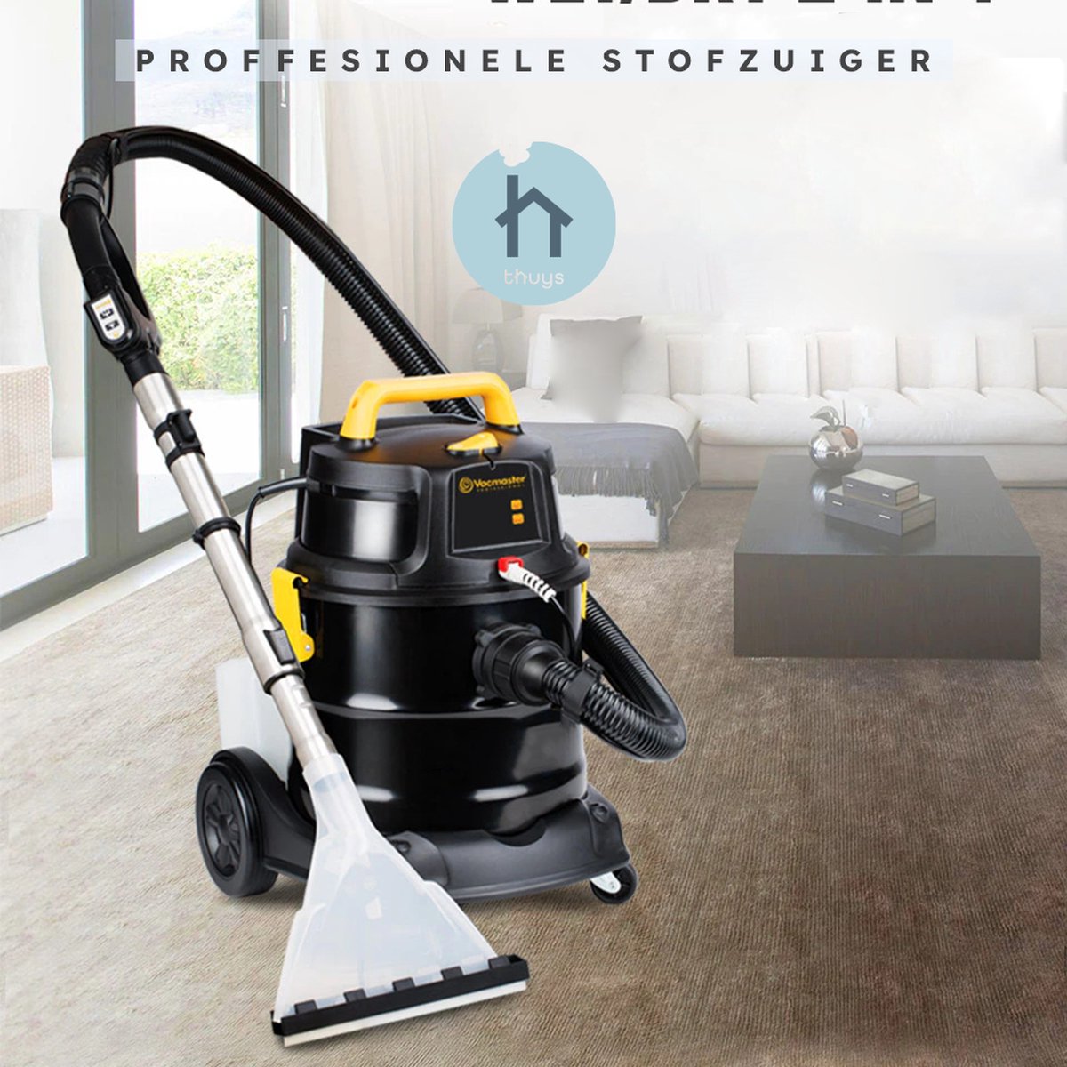 Thuys Professionele Stofzuiger - Stofzuiger - Alleszuiger - Industriële ...