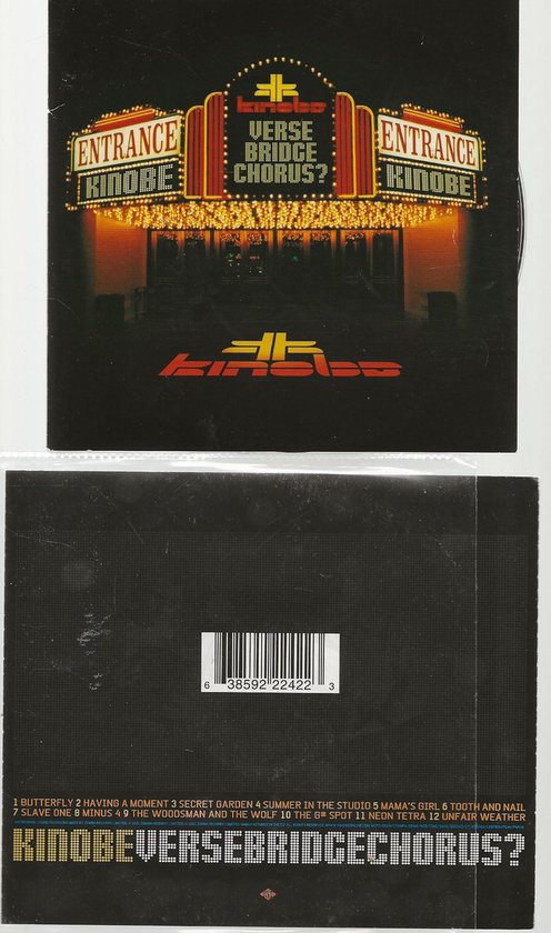 Verse.bridge.chorus?, Kinobe | CD (album) | Muziek | bol