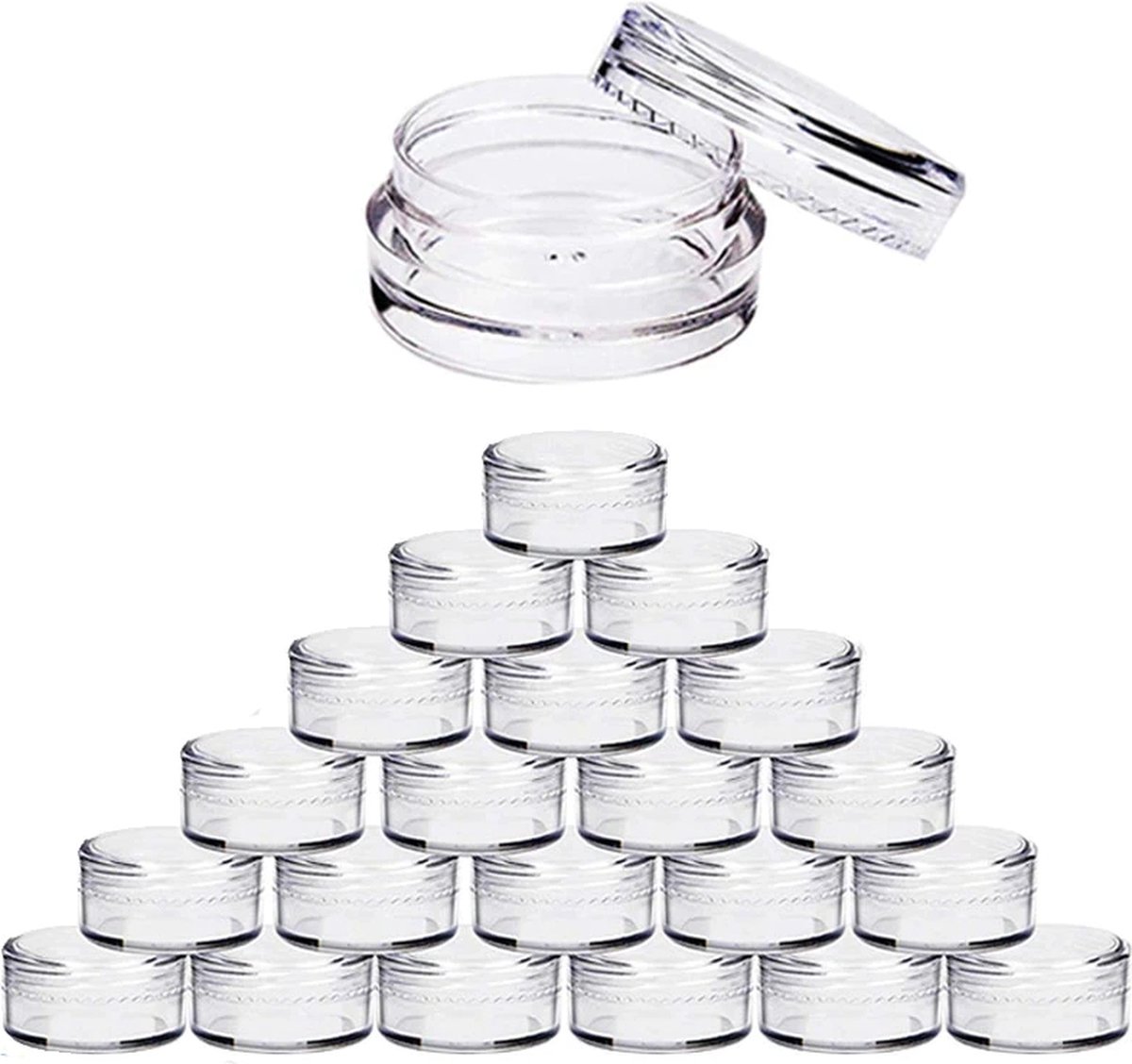 Lege Potjes 100 Stuks - 10 Gram Inhoud - Voor Cosmetica - Cosmetische ...