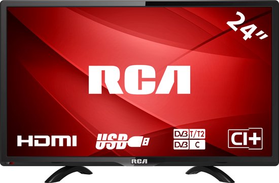 RCA RB24H1 24 inch HD LED TV met Triple tuner, HDMI en USB-aanluiting ...