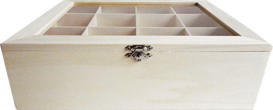 Theedoos om te versieren - Theekist om te versieren - Hobby Theedoos ...