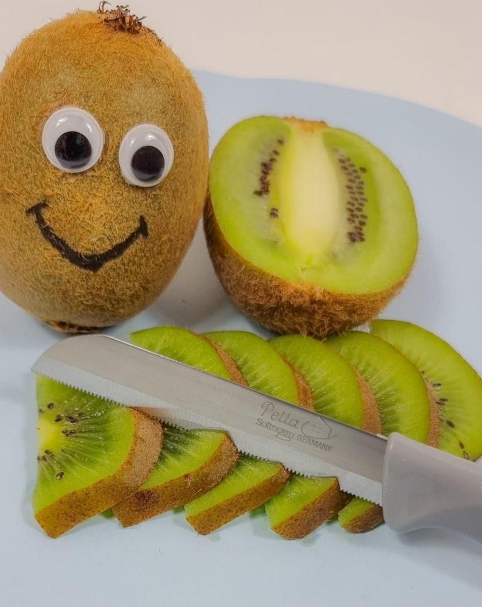 PELLA gekarteld fruit en groente mes - Pella-Eu - 4 stuks - Solingen ...