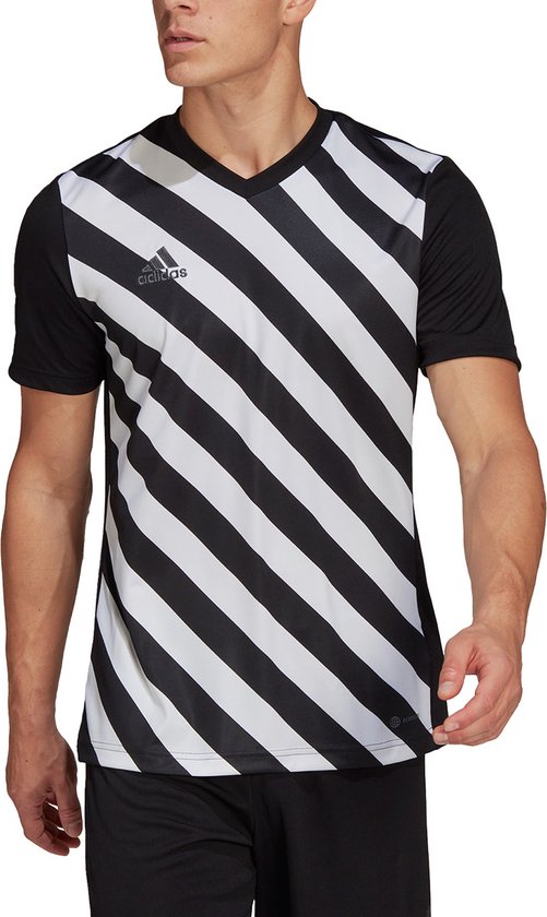 adidas - Entrada 22 GFX Jersey - Gestreept Voetbalshirt-M | bol.com