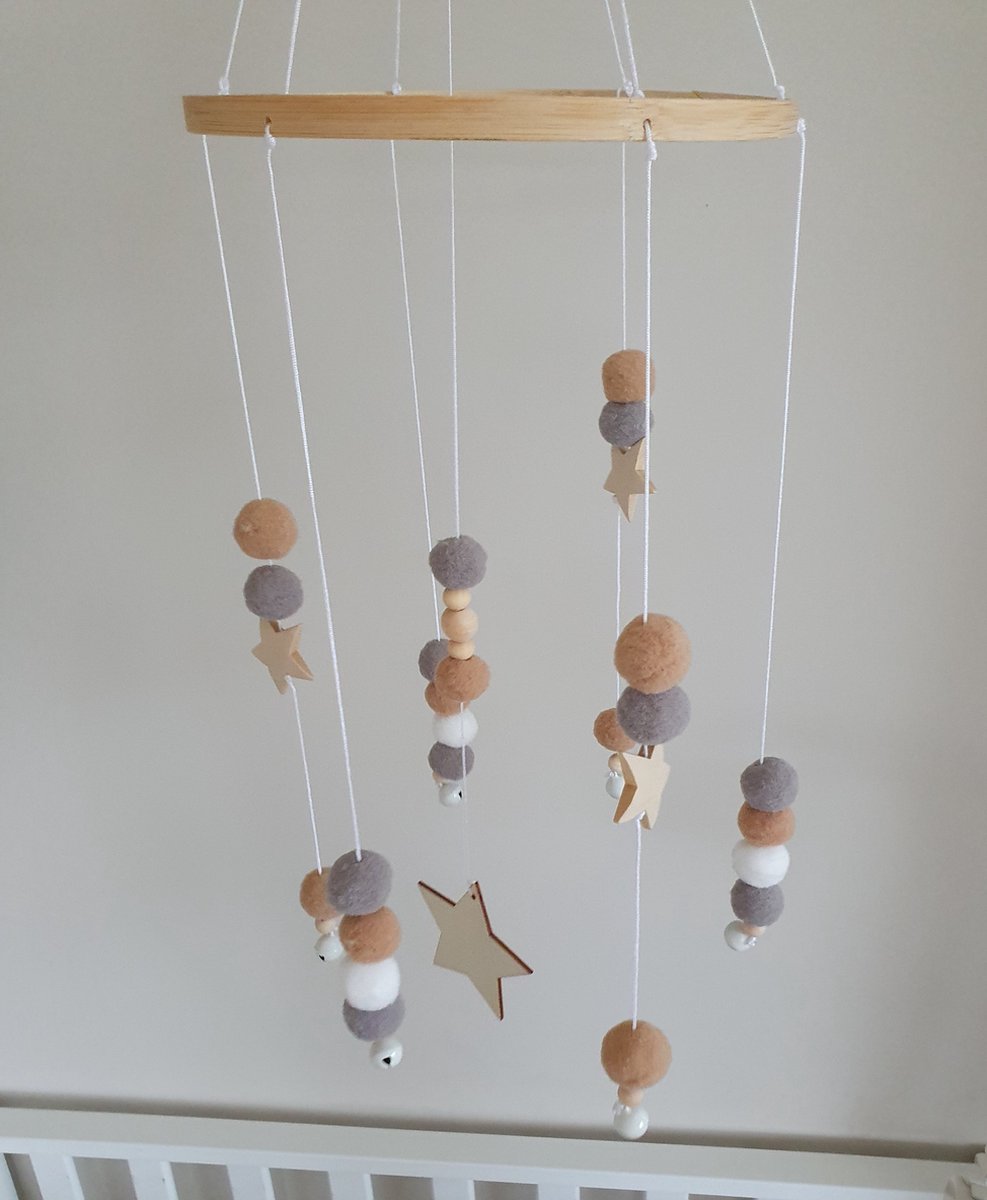 Leuke decoratie hanger voor boven de box of de wieg/ledikant - Box ...