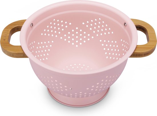 Navaris vergiet van roestvrij staal - 2,8 liter - Metalen vergiet met ...