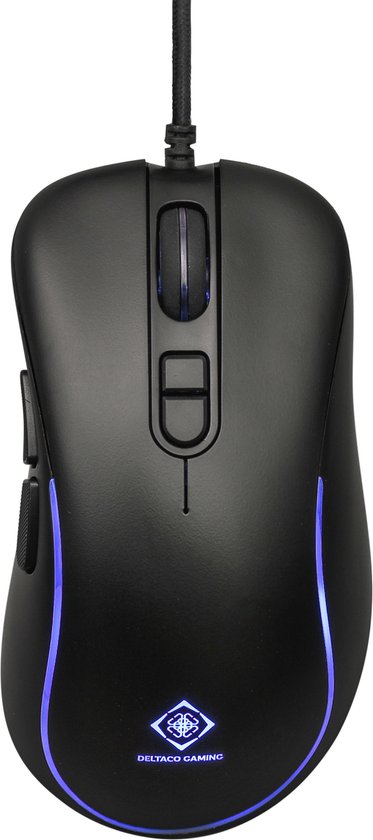Deltaco Gaming DM120 Wired Optical Gaming Mouse, 7 buttons, RGB LED ...